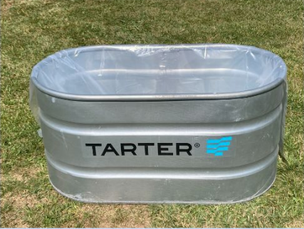 Step 2. Place the stock tank liner into the stock tank